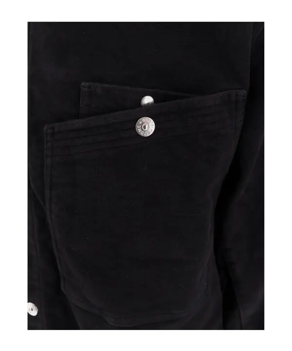 Stone Island Snap-button Patch Shirt