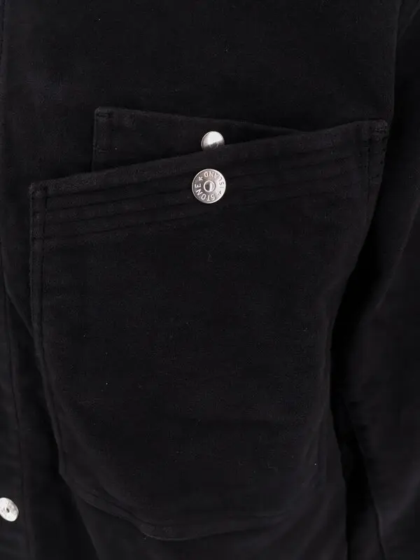 Stone Island Snap-button Patch Shirt
