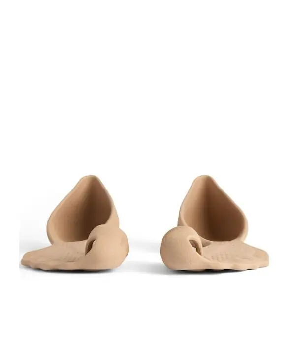 Balenciaga Open Toe Flats - Beige