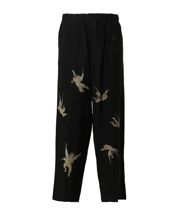 Yohji Yamamoto Printed Casual Pants