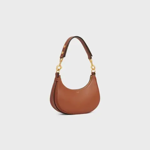 Celine Medium Ava Strap Bag In Smooth Calfskin - Tan