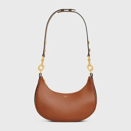 Celine Medium Ava Strap Bag In Smooth Calfskin - Tan