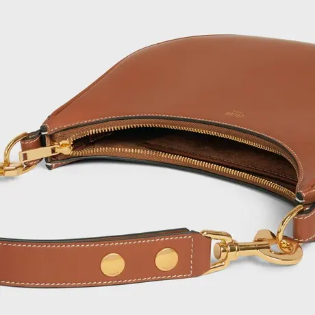 Celine Medium Ava Strap Bag In Smooth Calfskin - Tan