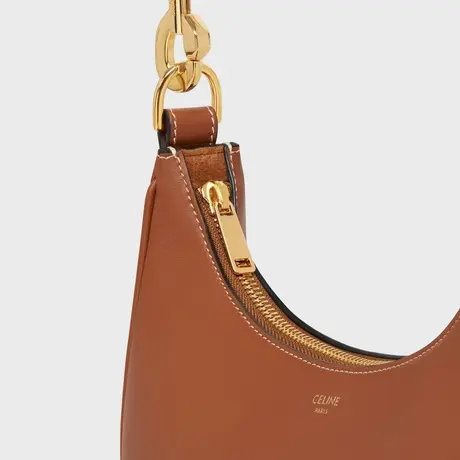 Celine Medium Ava Strap Bag In Smooth Calfskin - Tan
