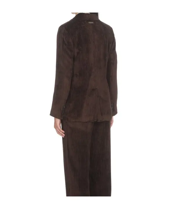 Peserico Corduroy Blazer - Black