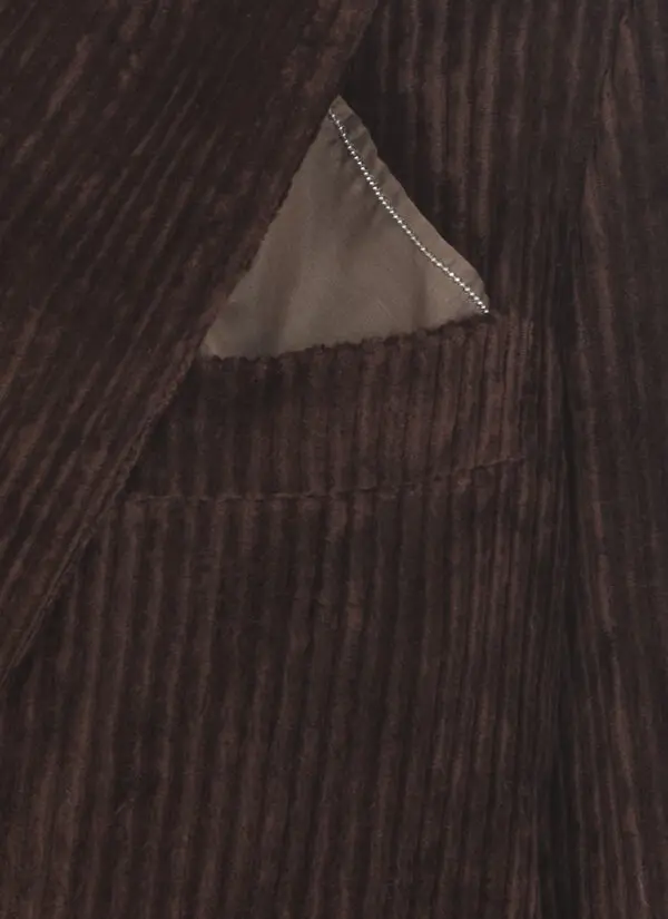 Peserico Corduroy Blazer - Black
