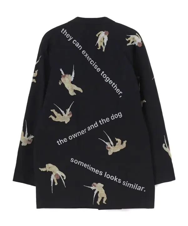 Yohji Yamamoto Angel Pattern Casual Jacket