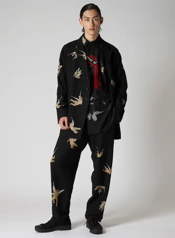Yohji Yamamoto Angel Pattern Casual Jacket