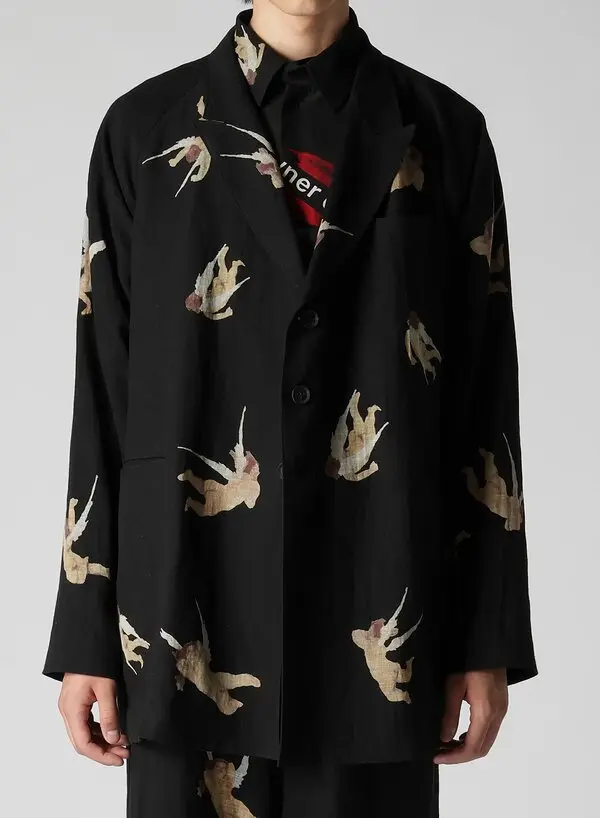 Yohji Yamamoto Angel Pattern Casual Jacket
