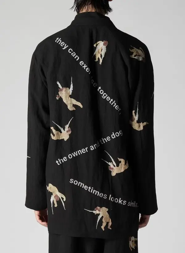 Yohji Yamamoto Angel Pattern Casual Jacket