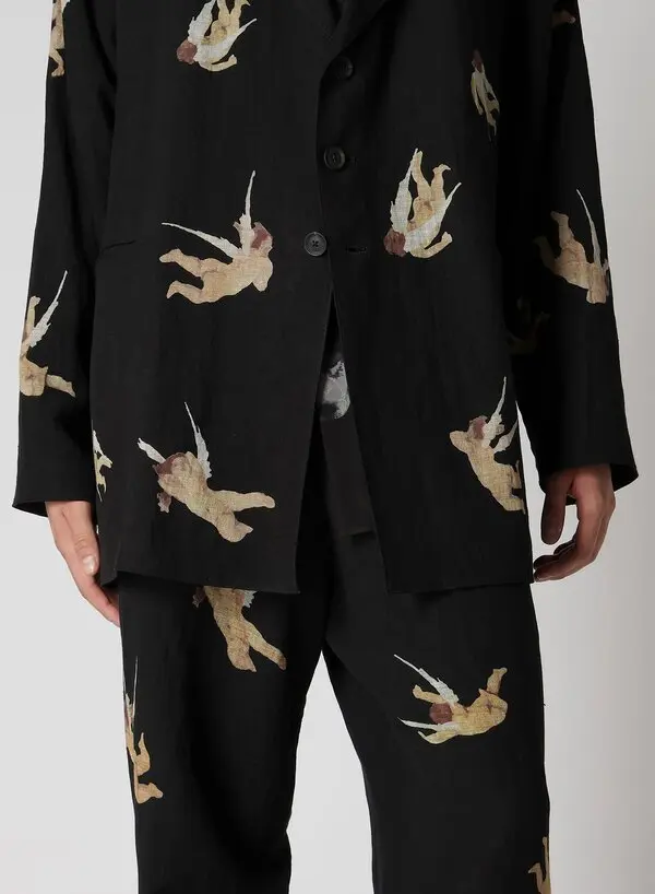 Yohji Yamamoto Angel Pattern Casual Jacket