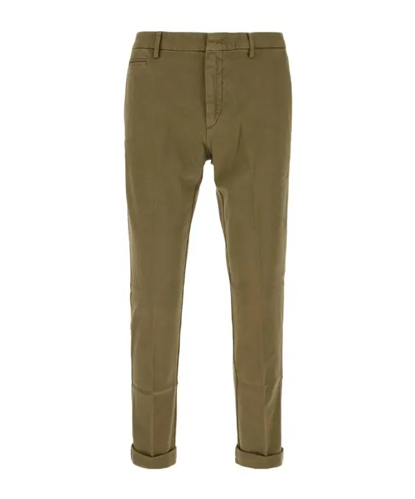 DONDUP Tapered Trousers - Green