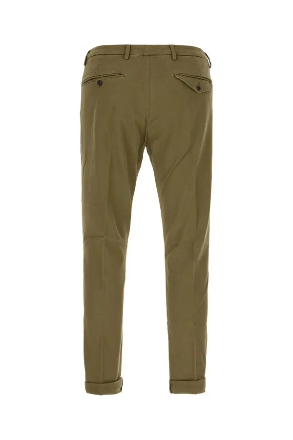 DONDUP Tapered Trousers - Green