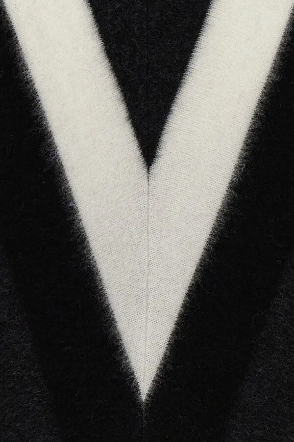 Saint Laurent And Natural Wool Turtleneck Long-sleeved Jumper