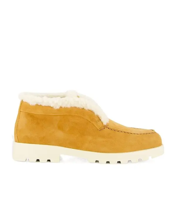 Santoni Shearling Ankle Boots