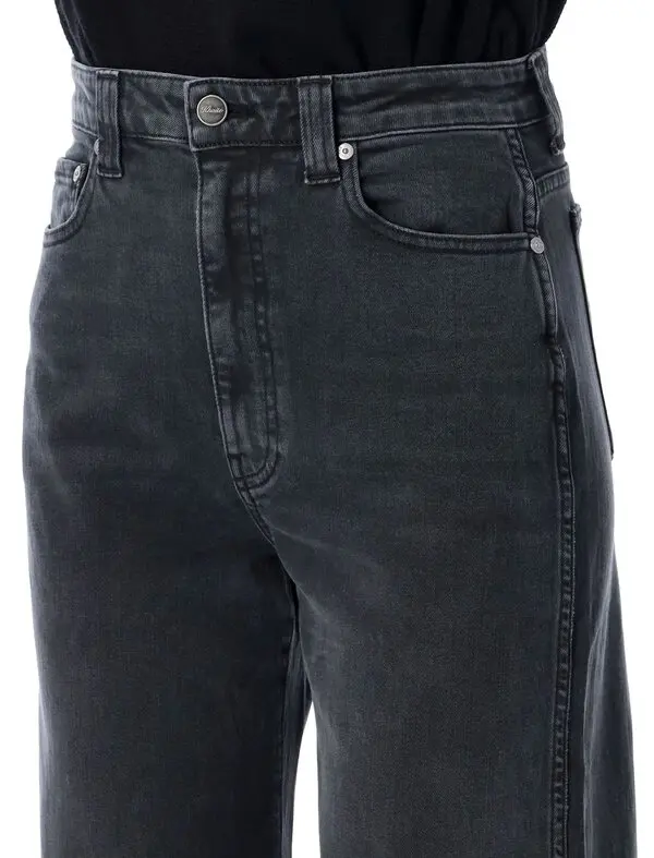 Khaite Dane" High-waisted Wide-leg Jeans