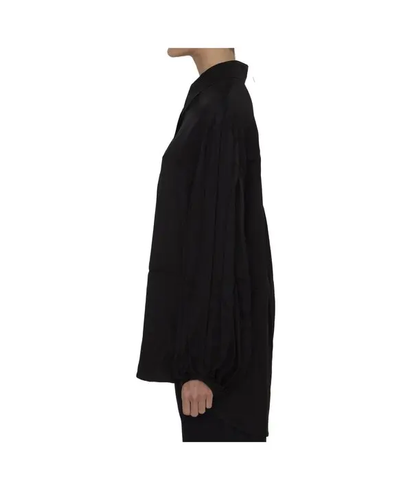 Khaite The Bam Long Sleeved Shirt - Black