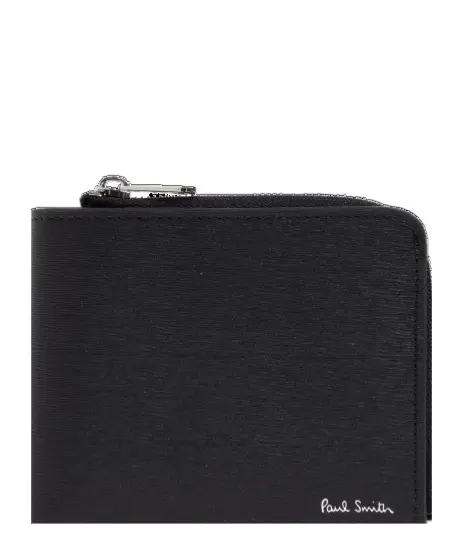 Paul Smith Contrast Interior Billfold Wallet - Black