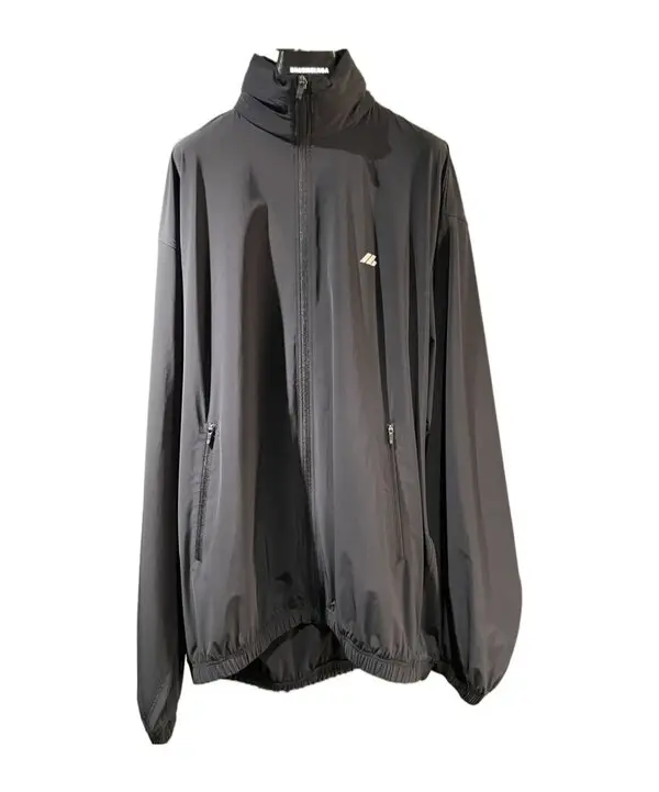 Balenciaga Activewear Logo Printed Windbreaker Jacket