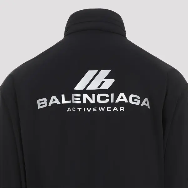 Balenciaga Activewear Logo Printed Windbreaker Jacket