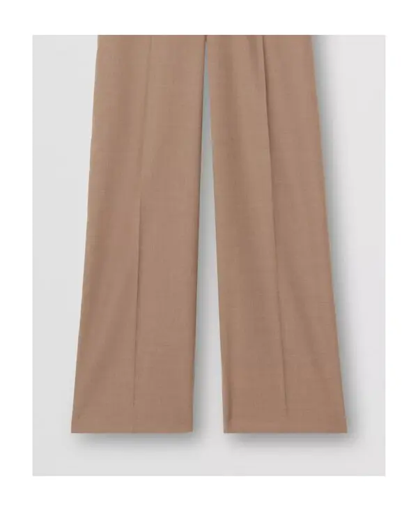 Burberry Jane Straight-leg Tailored Pants - Brown