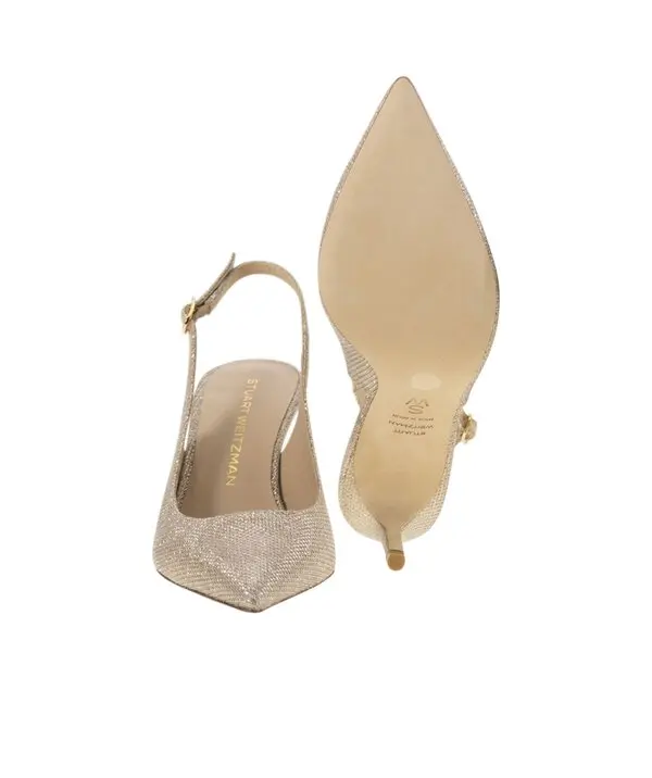 STUART WEITZMAN Pointed Slingback Stiletto Sandals