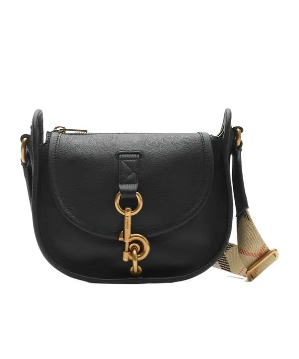 Burberry Mini B Clip Messenger Bag - Black