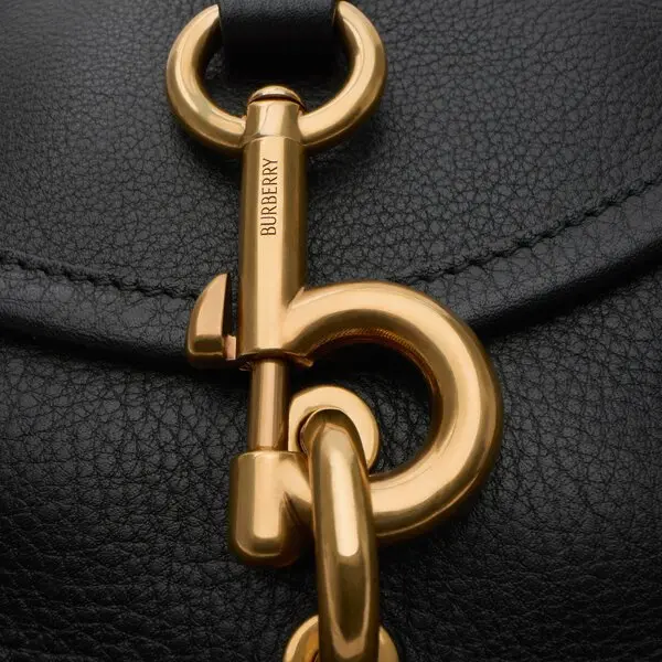 Burberry Mini B Clip Messenger Bag - Black