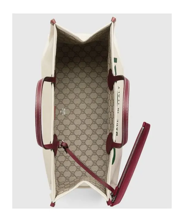 Gucci Logo Printed Tote Bag