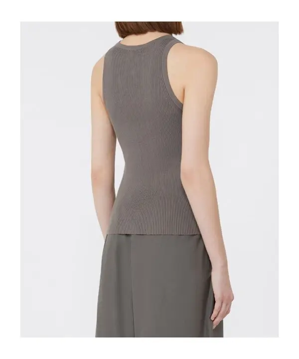 Max Mara Amburgo Ribbed Sleeveless Tank Top
