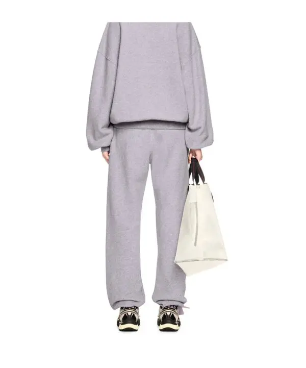 Off-White Logo Embroidered Joggers - Gray