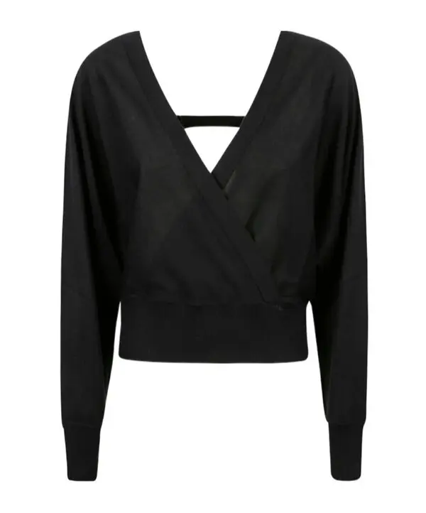 Fabiana Filippi Open-back Wrap Top
