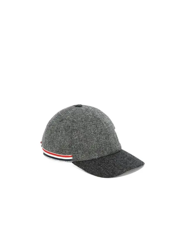 Thom Browne 4-bar Rwb Baseball Cap - Gray