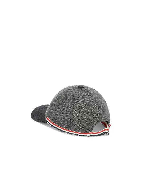 Thom Browne 4-bar Rwb Baseball Cap - Gray