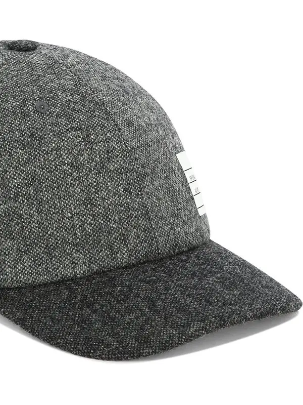 Thom Browne 4-bar Rwb Baseball Cap - Gray