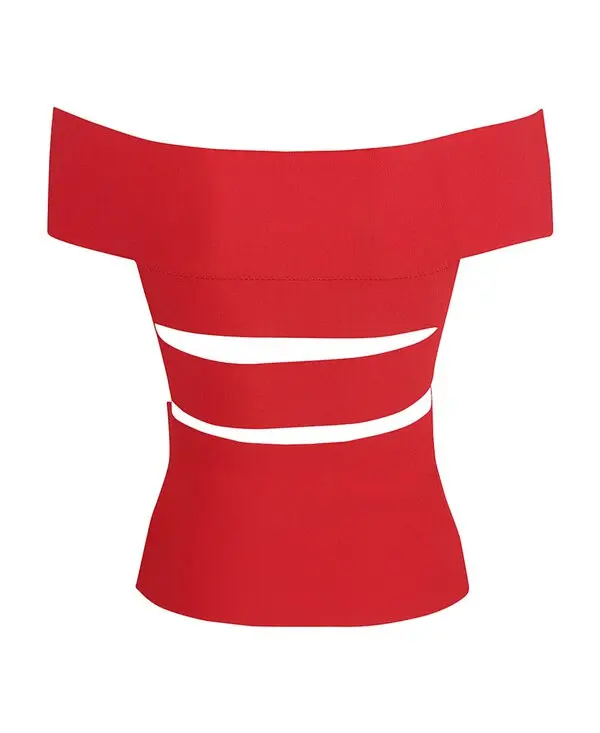 Alexander McQueen Off-the-shoulder Cut-out Top
