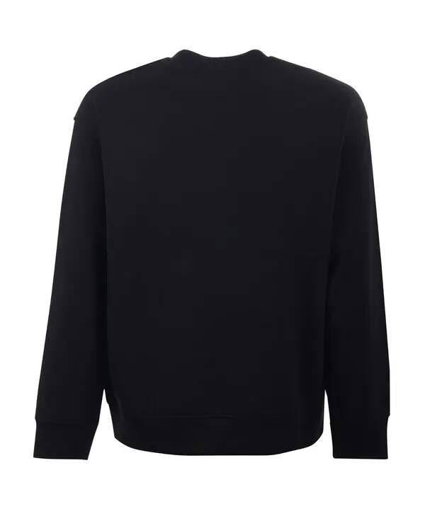 Emporio Armani Crewneck Sweatshirt With Embroidered Logo