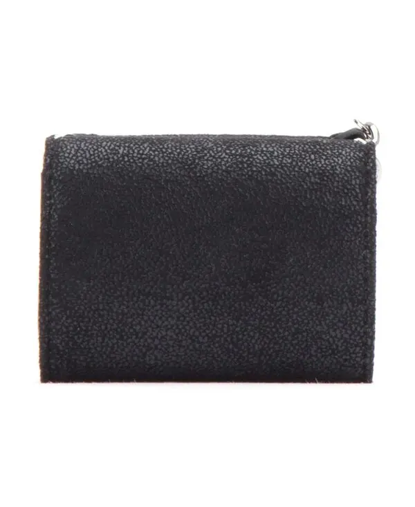 Stella McCartney Falabella Chain-linked Tri-fold Wallet - Black