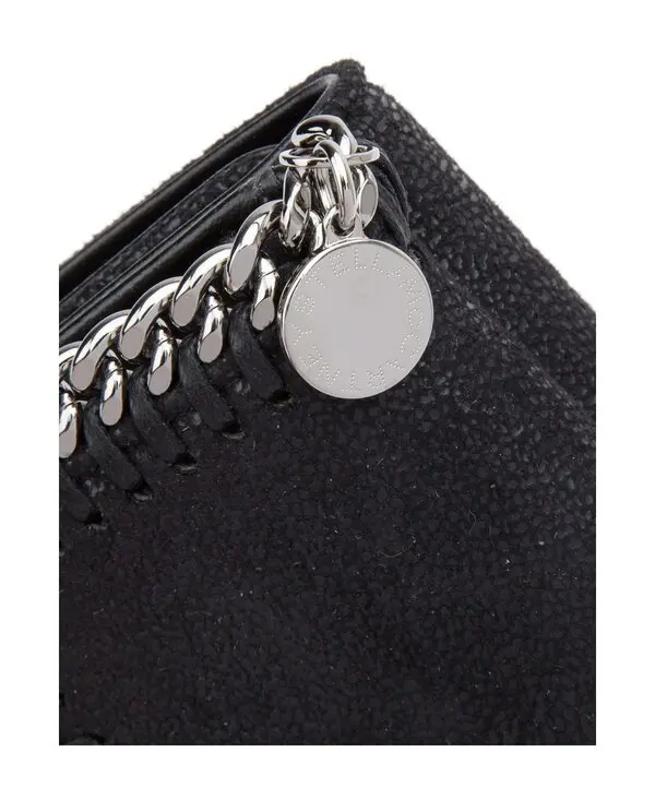 Stella McCartney Falabella Chain-linked Tri-fold Wallet - Black