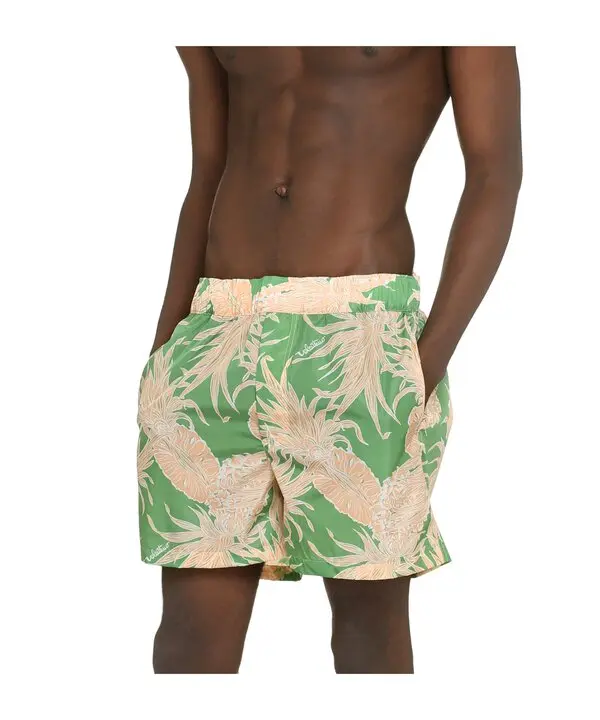 Valentino Garavani Pineapple Print Swim Shorts - Nude