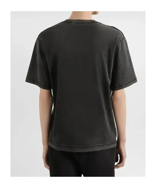 Dolce & Gabbana Dolce Gabbana Logo Printed Crewneck T-shirt - Black