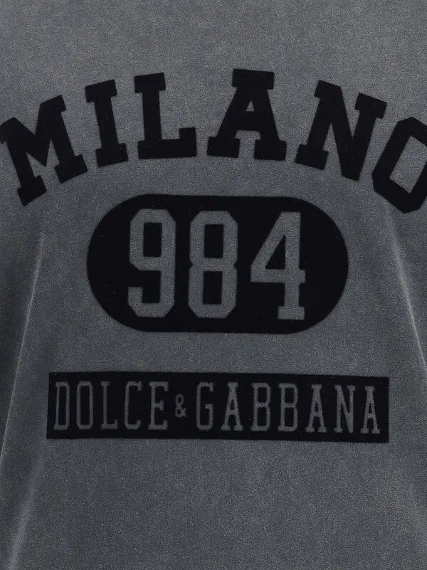 Dolce & Gabbana Dolce Gabbana Logo Printed Crewneck T-shirt