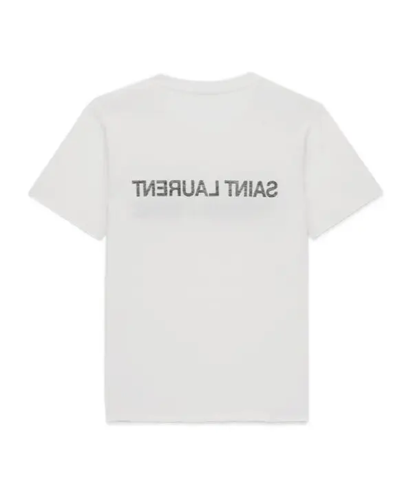 Saint Laurent Reverse Logo Crewneck T-shirt - No