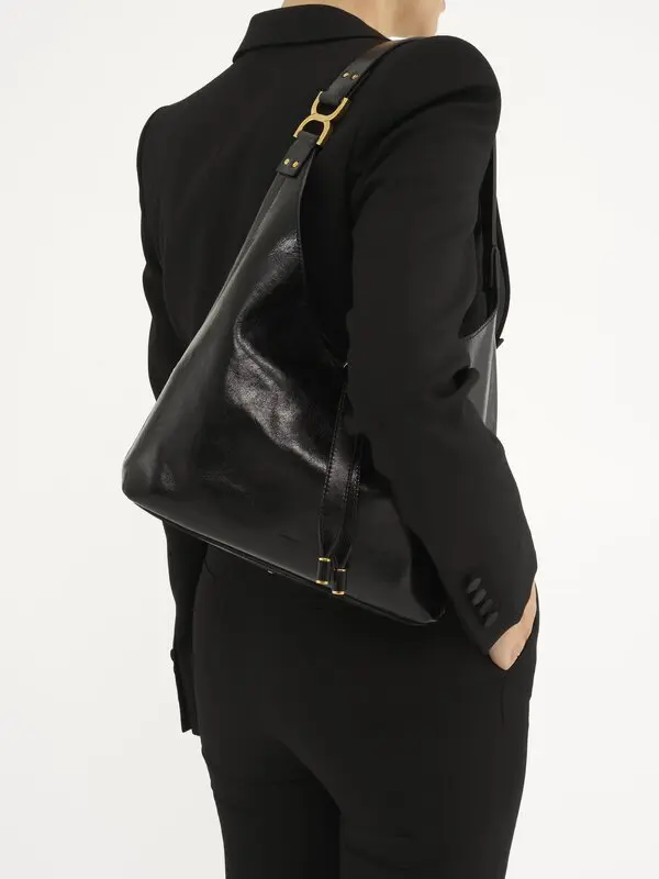 Chloé Small Marcie Shoulder Bag - Black