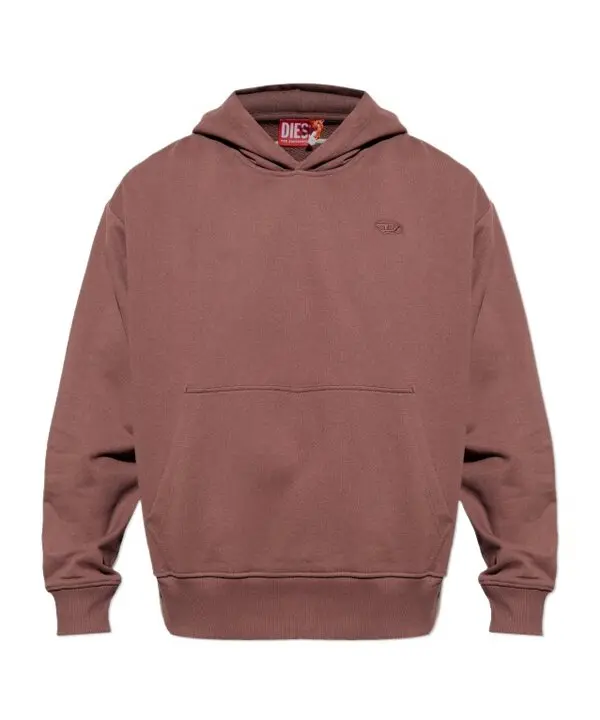 DIESEL® Hooded Logo Graphic Sweatshirt