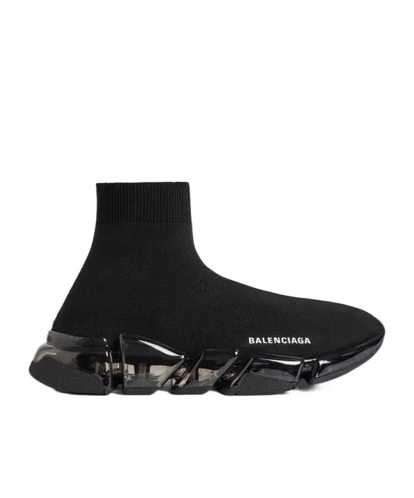 Balenciaga Speed 2.0 Knit Sneakers - Black