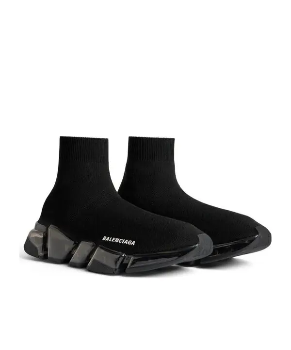 Balenciaga Speed 2.0 Knit Sneakers - Black