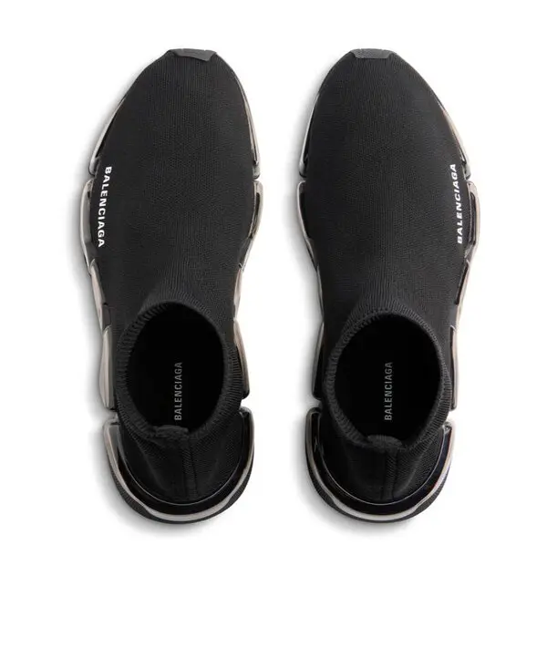 Balenciaga Speed 2.0 Knit Sneakers - Black
