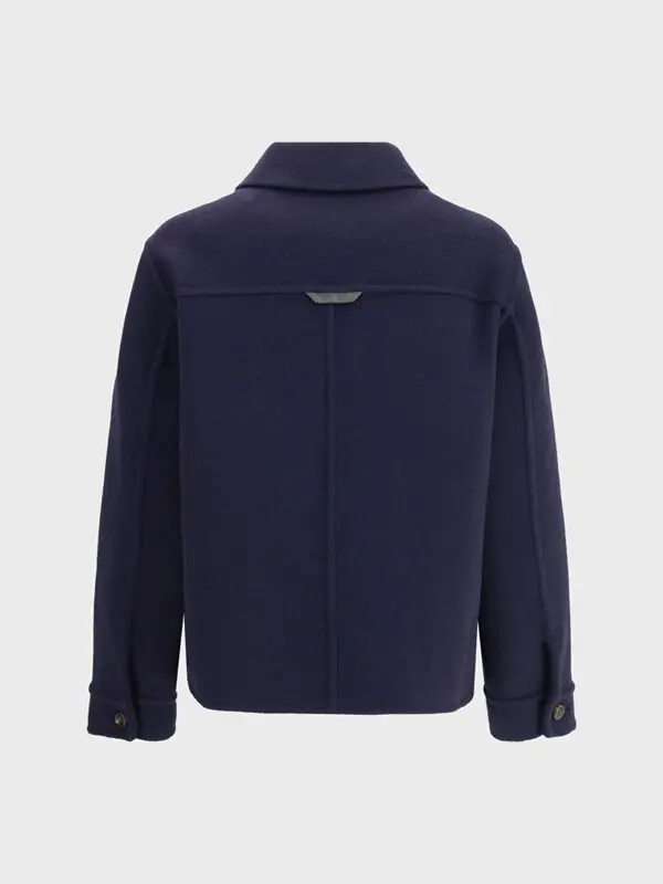 Brunello Cucinelli Single-breasted Jacket With Chest Pockets