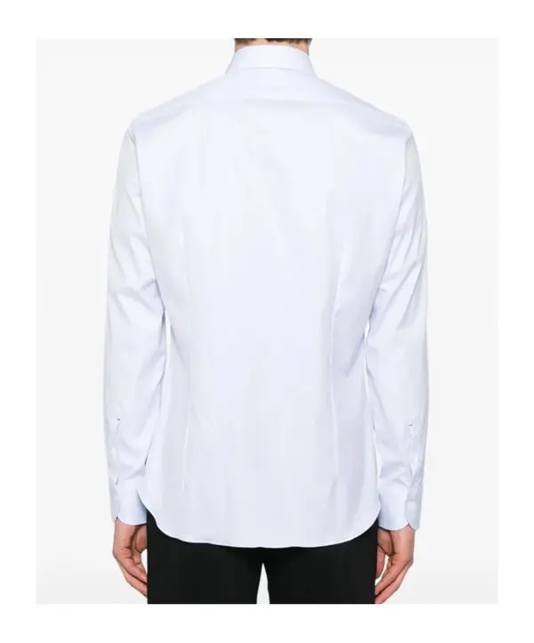 MAZZARELLI Mini-check Shirt - White